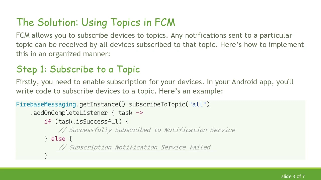 How to Send FCM Notifications to All Users with POSTMAN