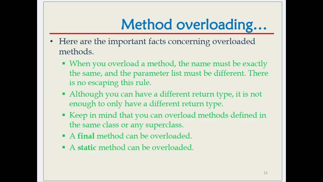 Object Oriented Programming - Chapter Three Part 2