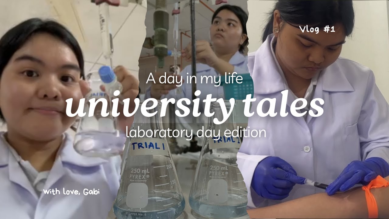 University Tales: A day in my life laboratory day edition 🧪🥼 | with love, gabi