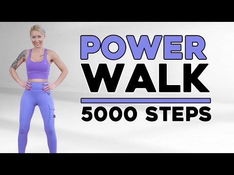 5000 Steps Walking At Home Workouts | 2 Mile Power Walk | Walk at Home