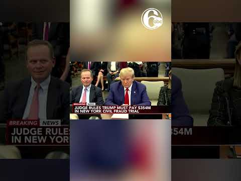 NY judge fines Donald Trump nearly $355 million, says frauds 'shock the conscience'