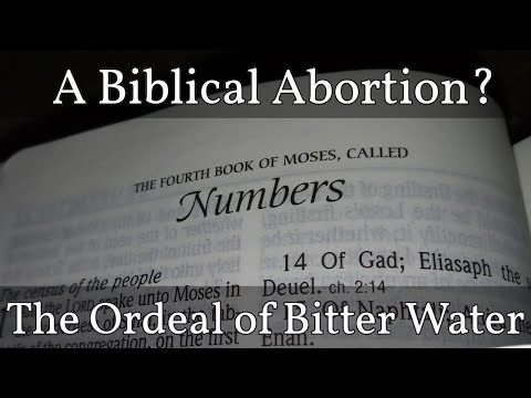 An Abortion in Numbers? The Ordeal of Bitter Water