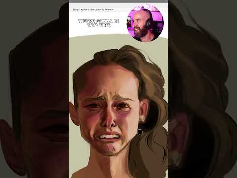 Tricking your brain 🧠 #artiststruggles #digitalartist
