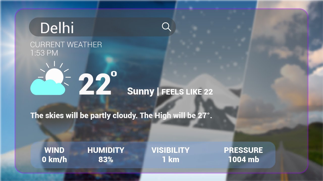 ✅ In 5 steps | Using weather api in Python to get weather-report of any place | Python project API