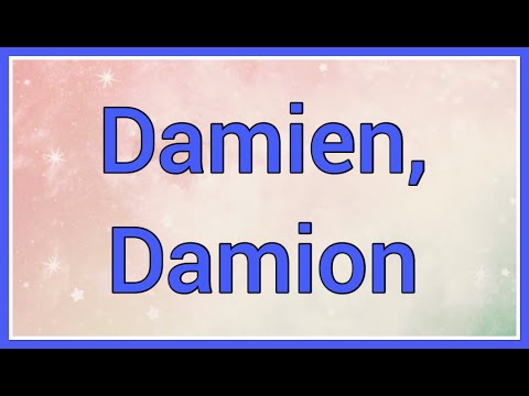 Damien , Damion | Name Origin Meaning Variations