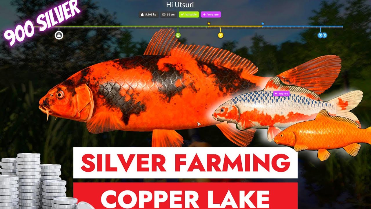 RUSSIAN FISHING 4 - RF4 - SILVER FARMING IN COPPER LAKE