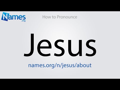 How to Pronounce Jesus