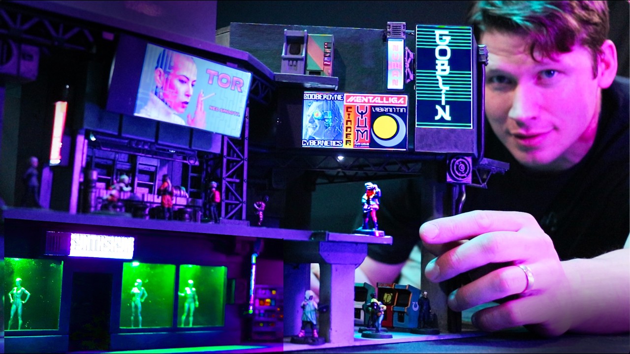 Making a Futuristic Dystopian City in Miniature
