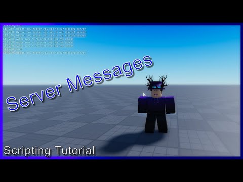 Steam Community :: Video :: Roblox | How to script a server message ...