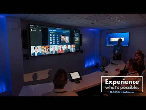 Q-SYS in Immersive Collaboration (Booth Tour @ InfoComm 2023)