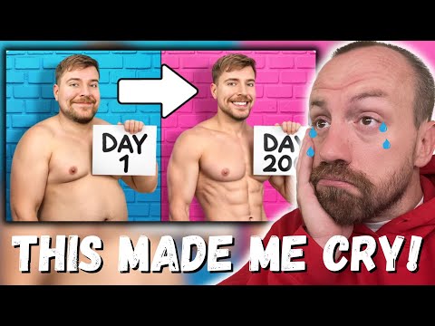 THIS MADE ME CRY!!! MrBeast Lose 100 LBs, Win $250,000! (REACTION!!!)