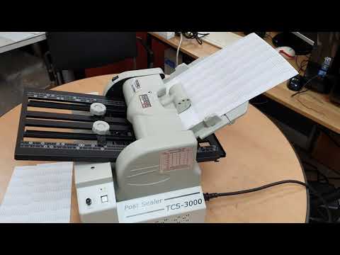 소형봉함기 TCS3000 / TCS-3000 영상(자동급지)