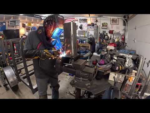 HARBOR FREIGHT HAND WINCH ~ CUSTOM MADE FOR MANY APPLICATIONS ~ SPORTS Trailer Build ~ (Cont)