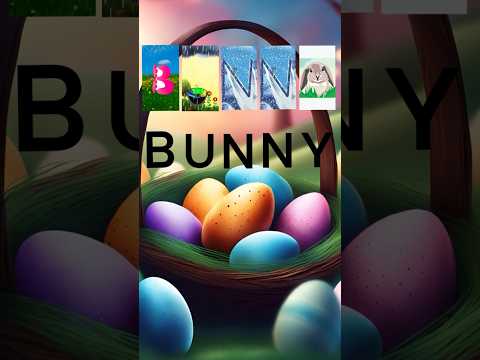Let’s Read Easter Words “bunny”