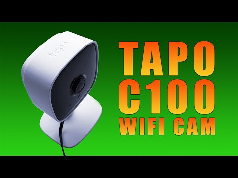 Best Security Camera? TP-Link Tapo C100 WIFI Camera Review And Test Footage
