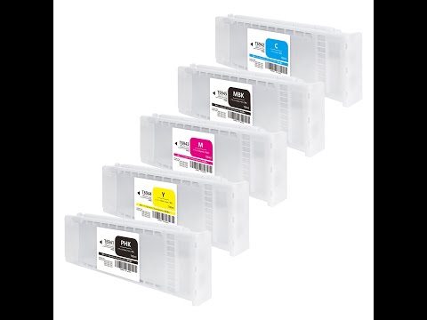 5 Pack Compatible Ink Cartridges for Epson SureColor SC T3000 T5000 T7000 T3200 T3270 T5270 T7270
