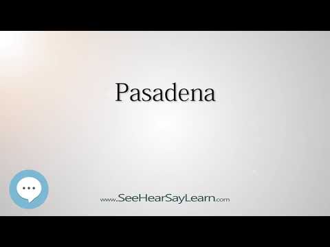 Pasadena (How to Pronounce Cities of the World)💬⭐🌍✅