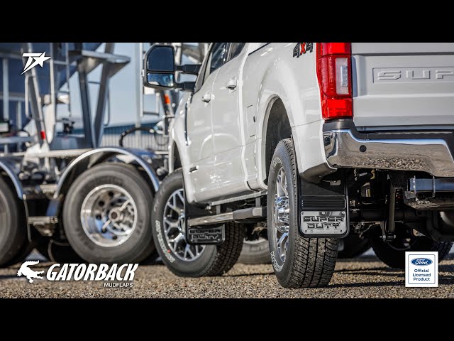 Truck Hardware Gatorback Super Duty Mud Flaps - Set of 4 - Fits 2023 ...