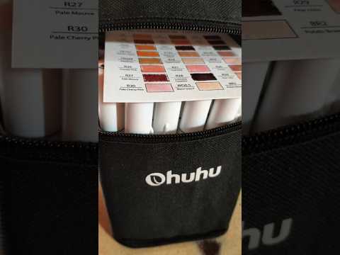 The best skin tone Ohuhu markers. π #unboxing #ohuhu #shorts #colouring