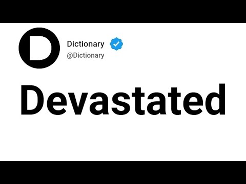 Devastated Meaning In English