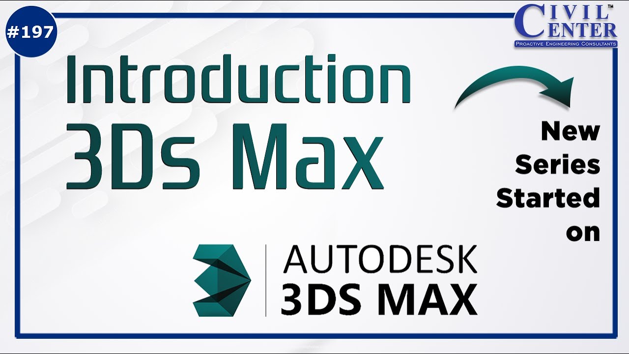 3ds max  Basics Tutorial (Hindi): 1. Introduction for Beginner.