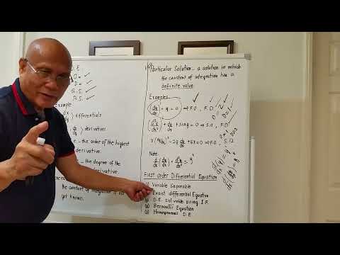 DE 01 Differential Equations _ Introduction @ProfDavidJDelosReyes