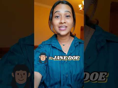 John Doe, Jane doe | What Does That Mean? #spokenenglishthroughtamil