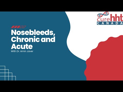 Nosebleeds, Chronic and Acute