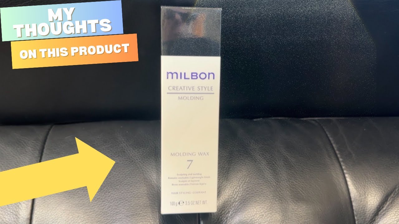 Milbon Creative Style Molding Wax #5 Review | Strong Hold Without Stiffness