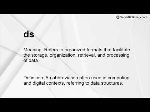 ds Meaning