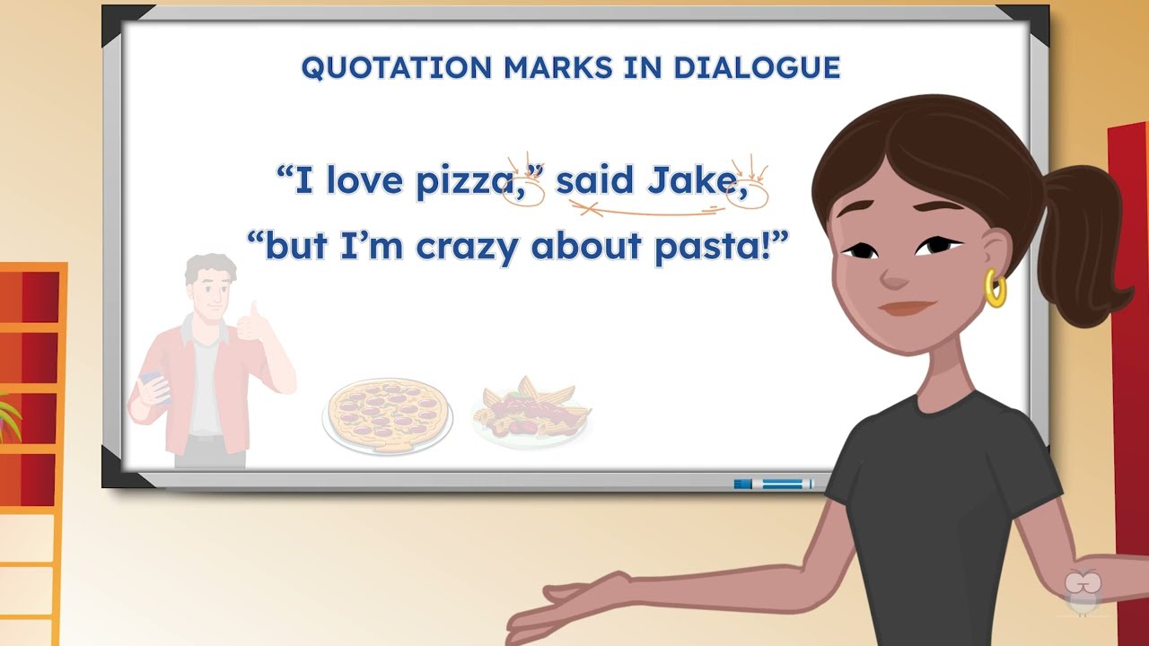 Quotation Marks in Dialogue - Grammar Lesson
