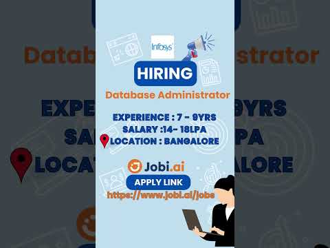 "Oracle Database Administrator at Infosys | 7-9 Years of Expertise | Manage Data Excellence!"