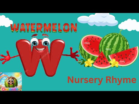 Yummy Watermelon | Fun Summer Fruit Song for Kids | Nursery Rhyme with Music & Animation