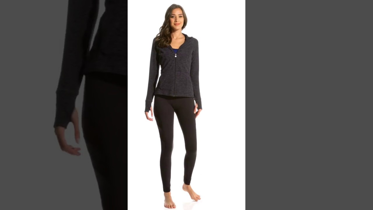 Beyond Yoga Spacedye Pleated Back Yoga Jacket | SwimOutlet.com