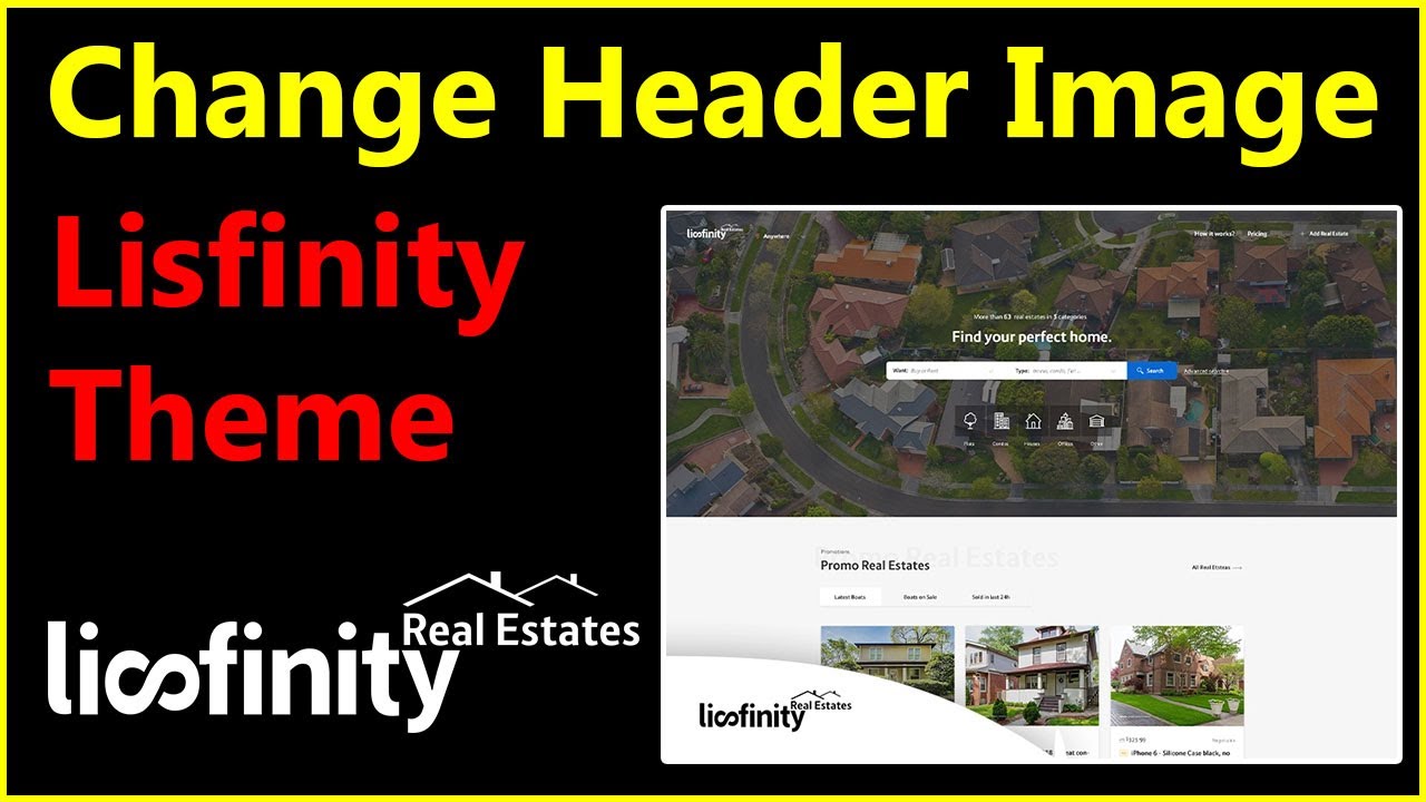 How to Change Header Image in Lisfinity theme ✅ Change Header Image in WordPress Elementor