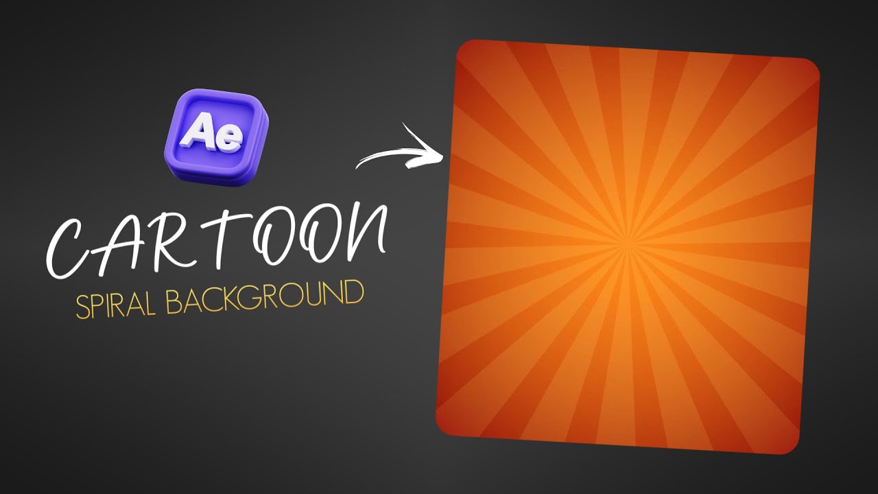 Create Cartoon Spiral Backgrounds in After Effects