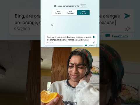 This one was a thinker #bing #ai #oranges