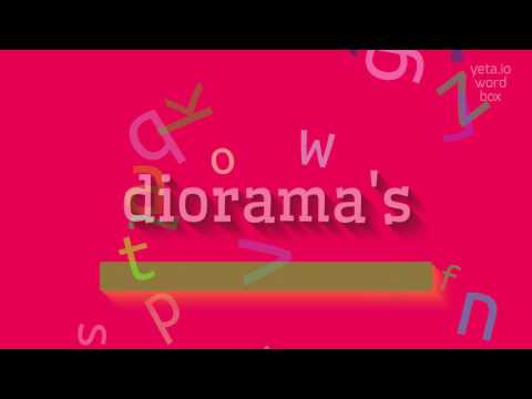 How to say "diorama's"! (High Quality Voices)