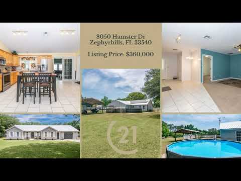 8050 Hamster Dr Zephyrhills, FL 33540 Listing Price: $360,000