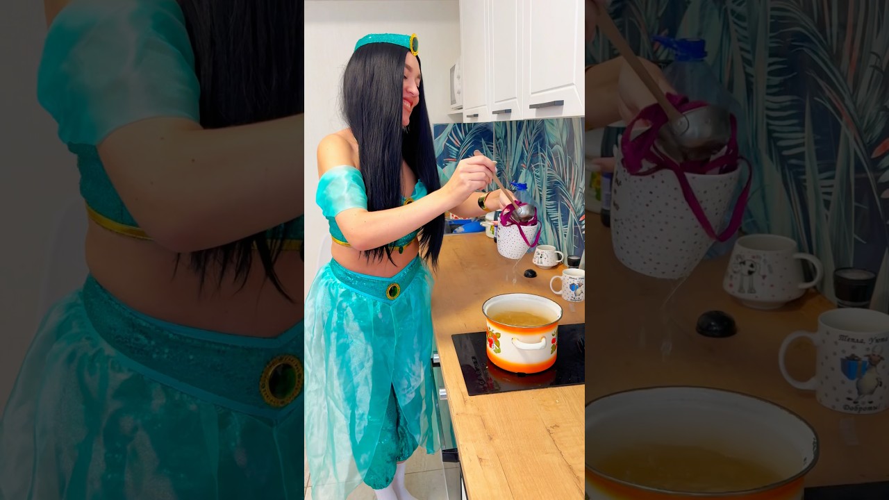 A special cocktail for Aladdin…🤭🤫 #jasminemeyer #aladdin