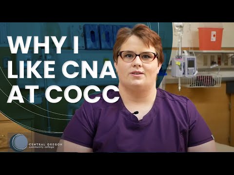 Why I like the Certified Nursing Assistant (CNA) Program at COCC
