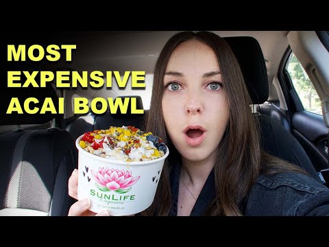 I Got the Most Expensive Acai Bowl in Los Angeles