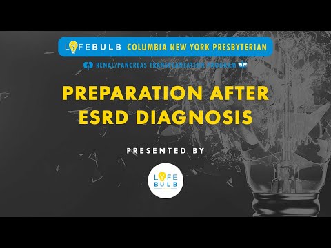Preparation After ESRD Diagnosis: Live Recording