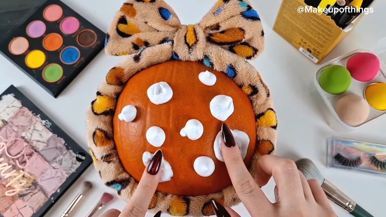 ASMR Makeup Pumpkins Compilation (No Talking)