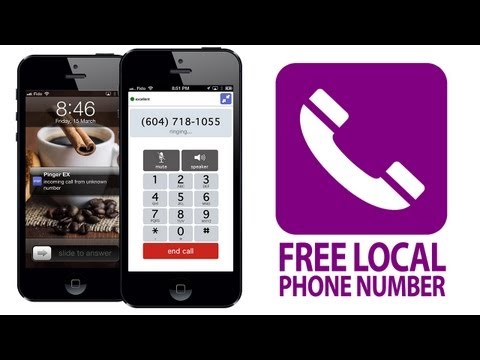 How to Get a FREE LOCAL PHONE NUMBER on iPhone, iPod, iPad
