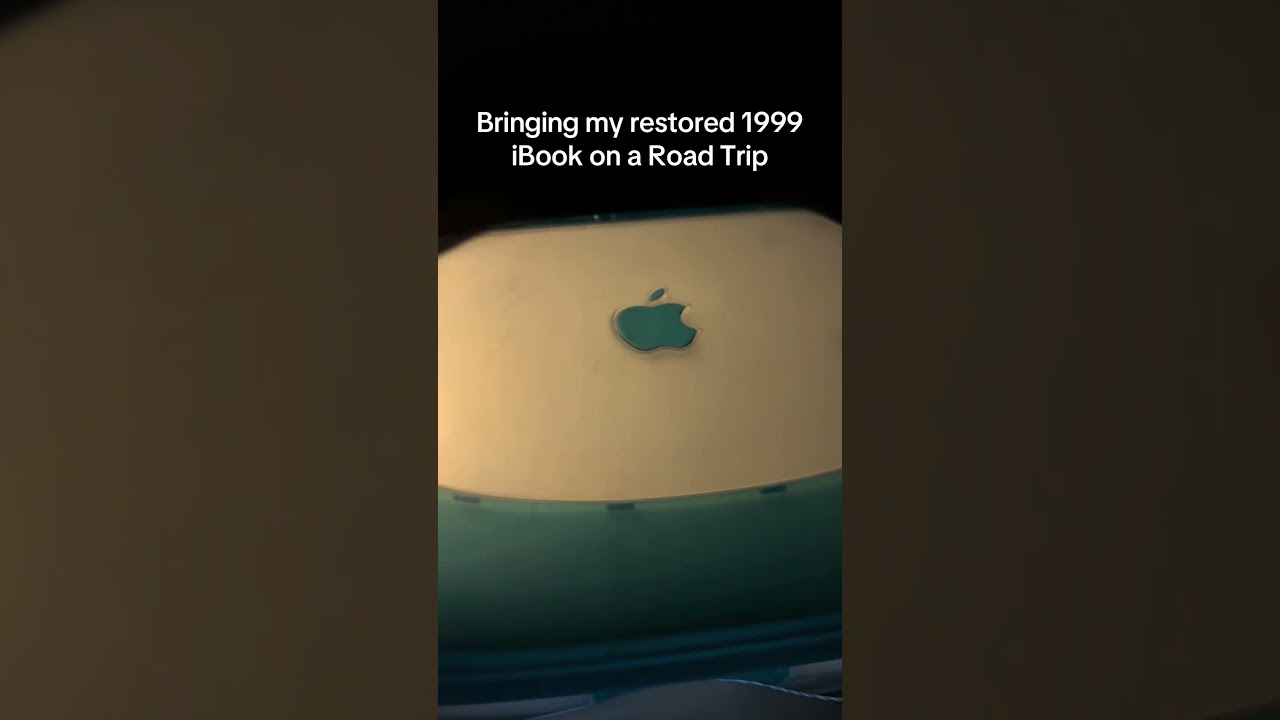 1999 iBook Roadtrip! #retro #computer #apple