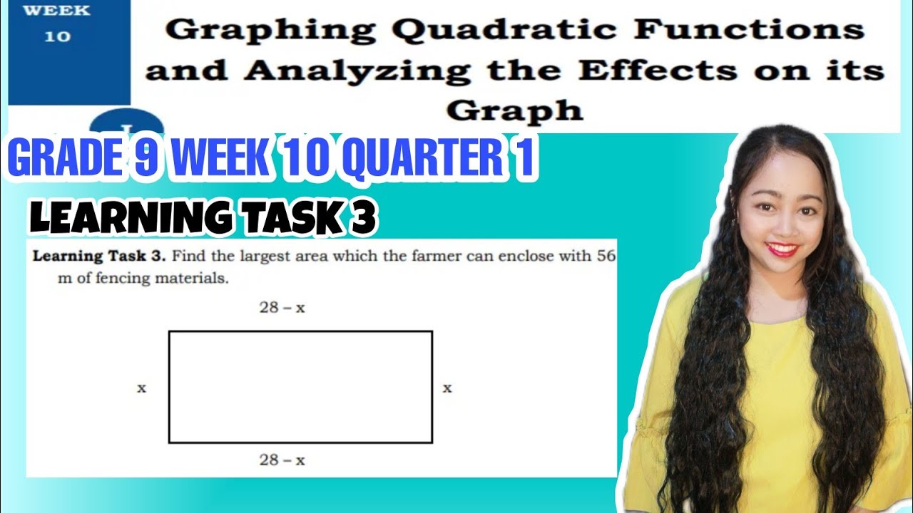 G9-QUADRATIC FUNCTION PROBLEM SOLVING |Learning Task 3 Week 10