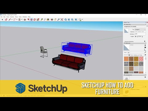 Sketchup How To Add Furniture