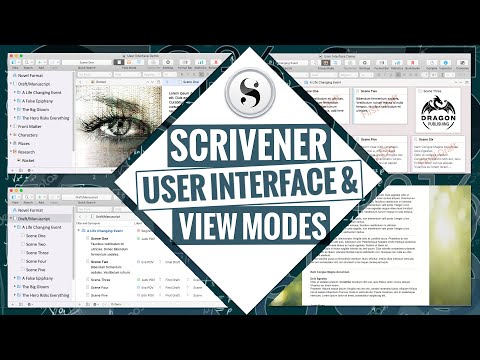 Scrivener Tutorial | An Overview of the Scrivener User Interface and View Modes 2021