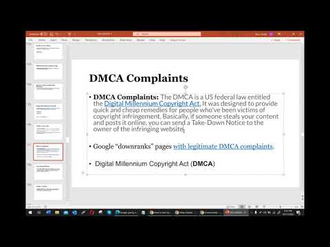 "DMCA Updates" - What is DMCA Complaint Updates Works and How it helps | Google Ranking Factors
